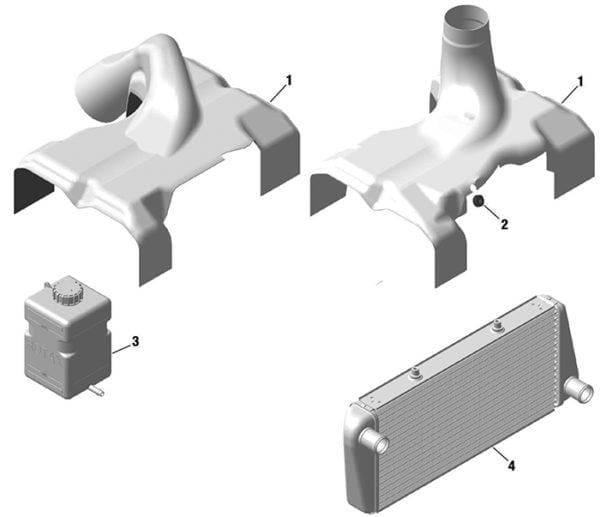 ROTAX 915iS COOLING AIR BAFFLE - Aerosistemas Mexico